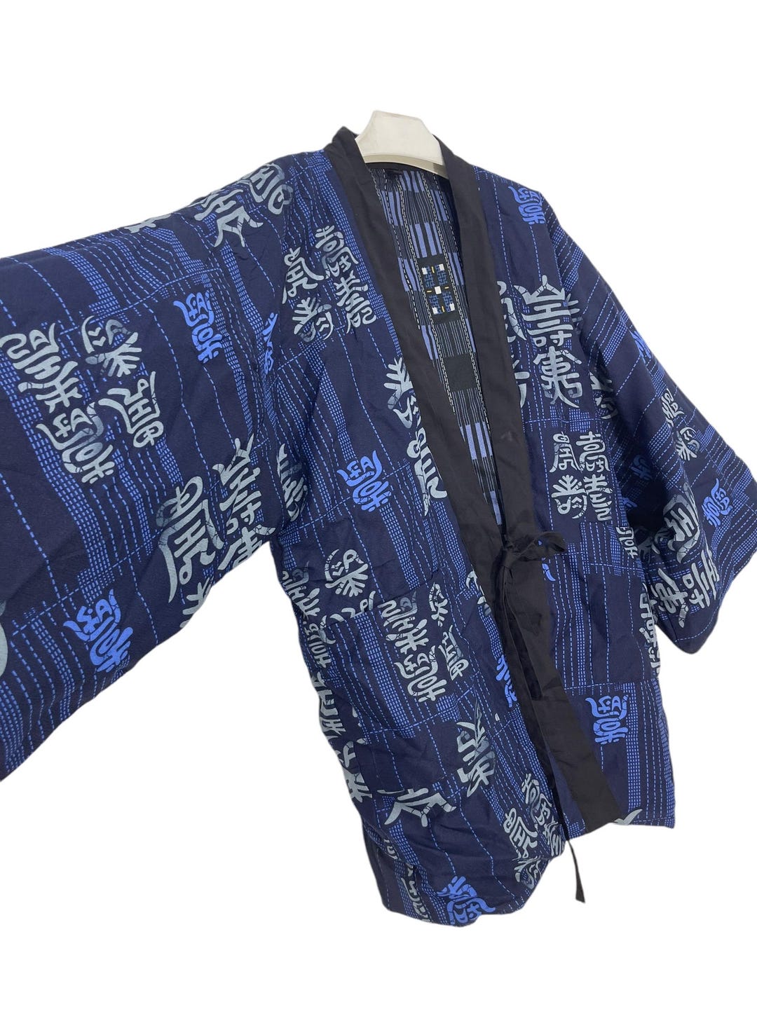 Reversible Hanten Jacket Padded Fullprinted Japanese Pattern Ties ...