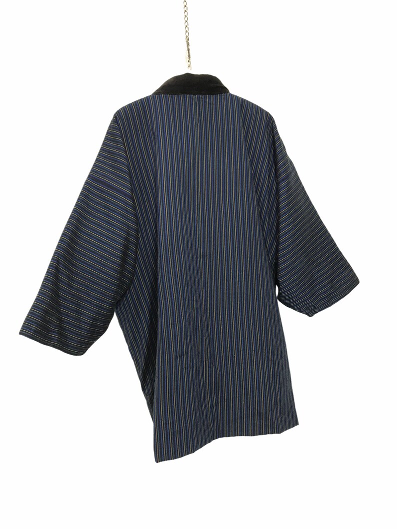 Made in Japan Vintage Hanten Jacket Padding Striped Pattern - Etsy