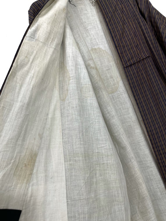 Made in Japan Vintage Mens Kimono Brown Check Pattern… - Gem