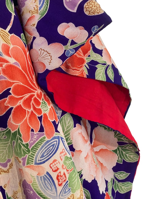 Made in Japan Vintage Old Juban Hybrid Silk Shibori K… - Gem