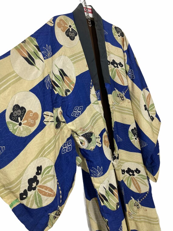 Made in Japan Vintage Juban Kimono Silk Japanese Pattern - Etsy