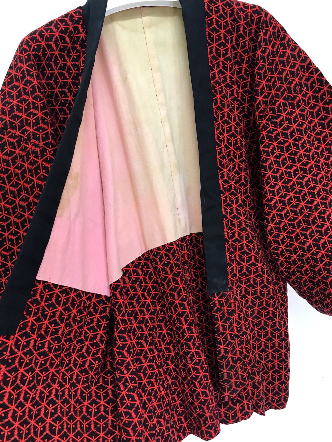 Made in Japan Vintage Hanten Jacket Padding Wadded No Strings Japanese ...