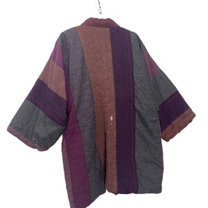 Made in Japan Vintage Hanten Jacket Padding Wadded Multicolour Hagi ...
