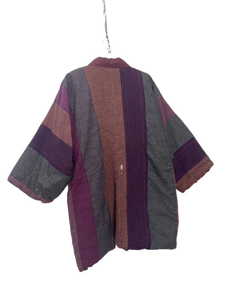 Made in Japan Vintage Hanten Jacket Padding Wadded Multicolour Hagi ...