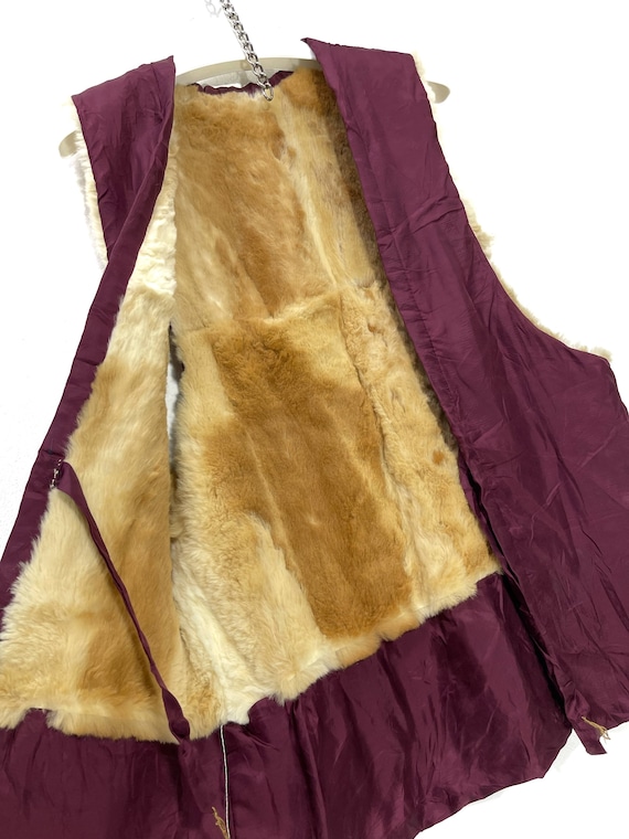 Made in Japan Vintage Vest Jacket Soft Fur Lining Handmade - Etsy