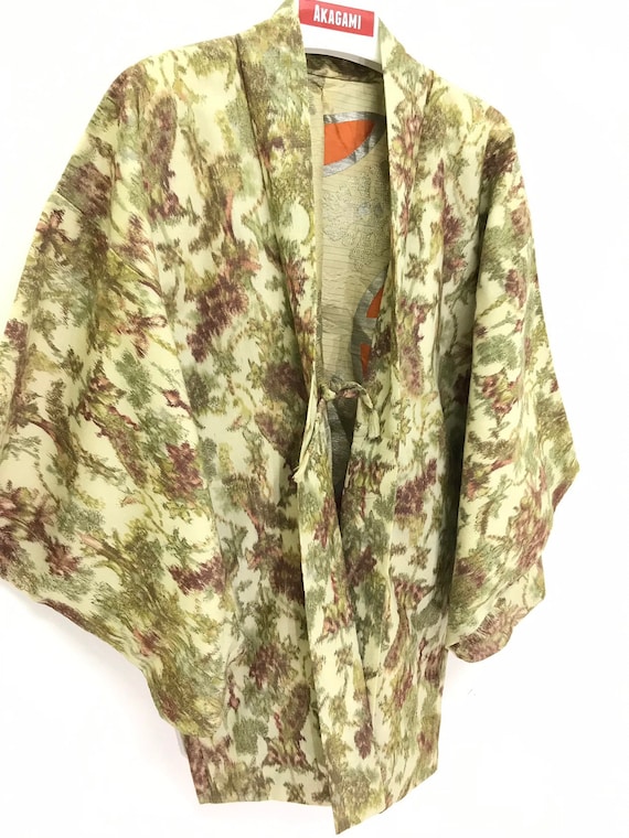 Made in Japan Vintage Haori Light Jacket Acrylic Ful… - Gem