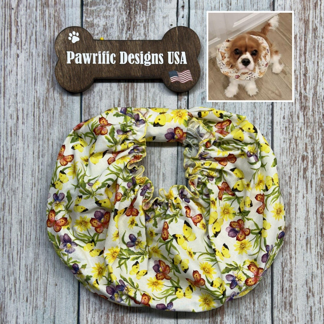 Butterfly Dog Snood: Long Ear Cover for Dogs Like Cocker Spaniels - Etsy