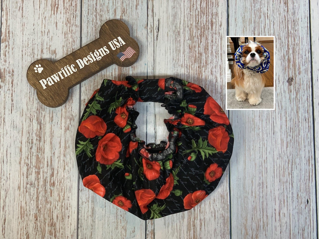Flower Dog Snood for Cavalier King Charles to Cover and Protect Ears ...