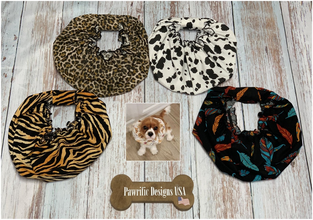 Dog Snood Animal Print Fabric, Cavalier King Charles Spaniel Protect ...