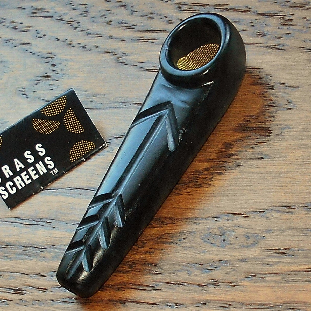 Stone Smoking Pipe 4 W/arrow Design Made in Wisconsin | Etsy