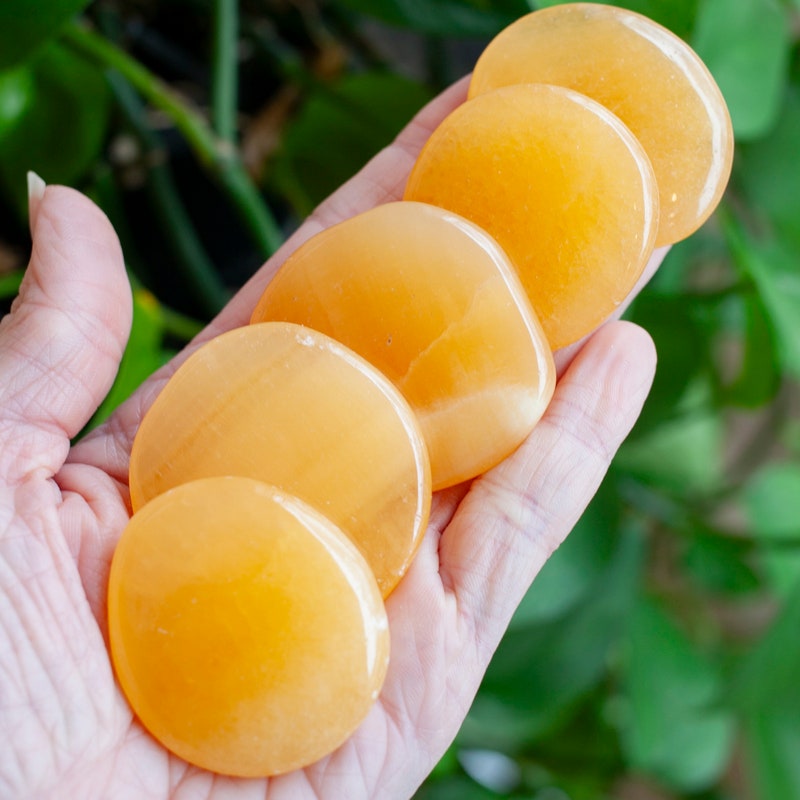 Orange Calcite Stones - Etsy