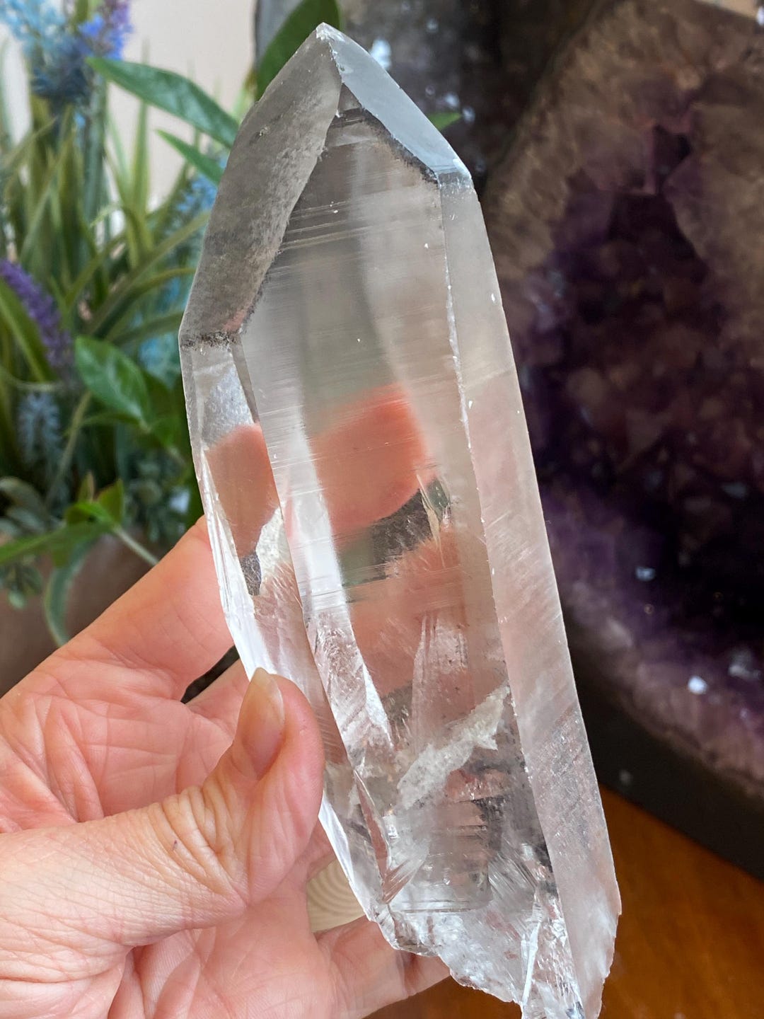 Graphite Phantom Lemurian, Brazil, Graphite Quartz, Graphite in Quartz ...