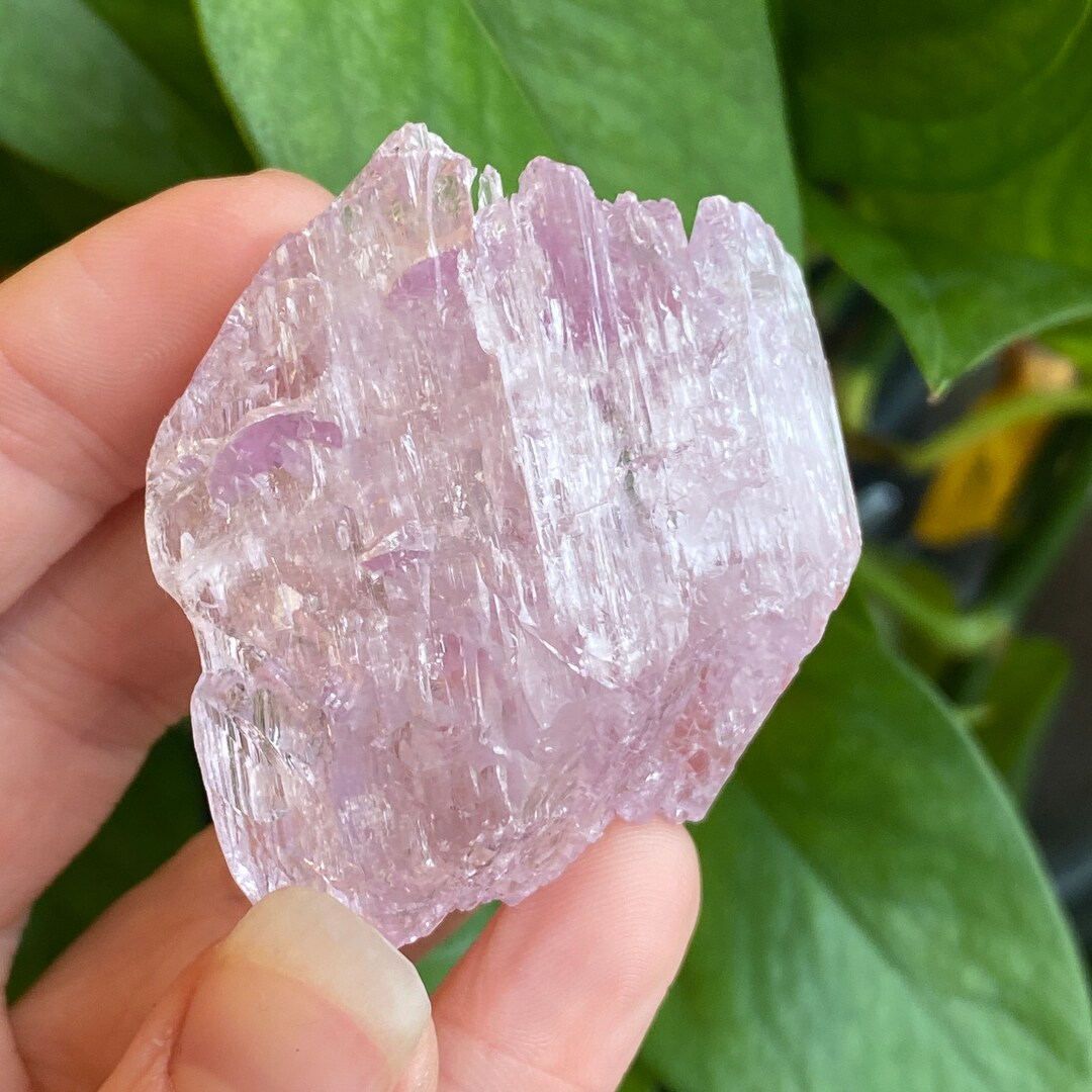 Kunzite Crystal, Kunzite Specimen, Self Healed, Etched, Kunzite Gem ...