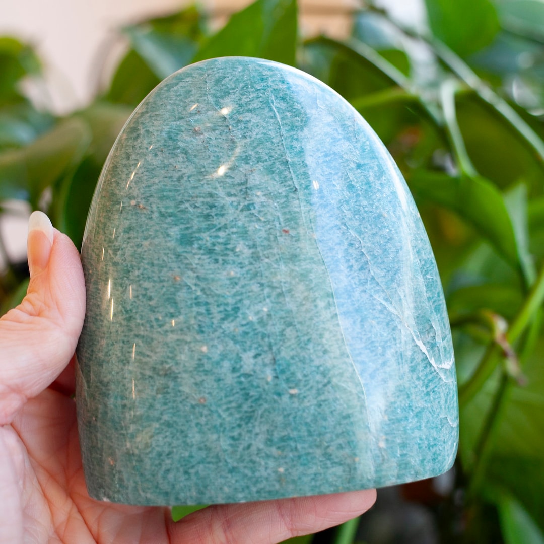Amazonite Freeform, Large Amazonite Stone, Shimmery Amazonite, Large ...