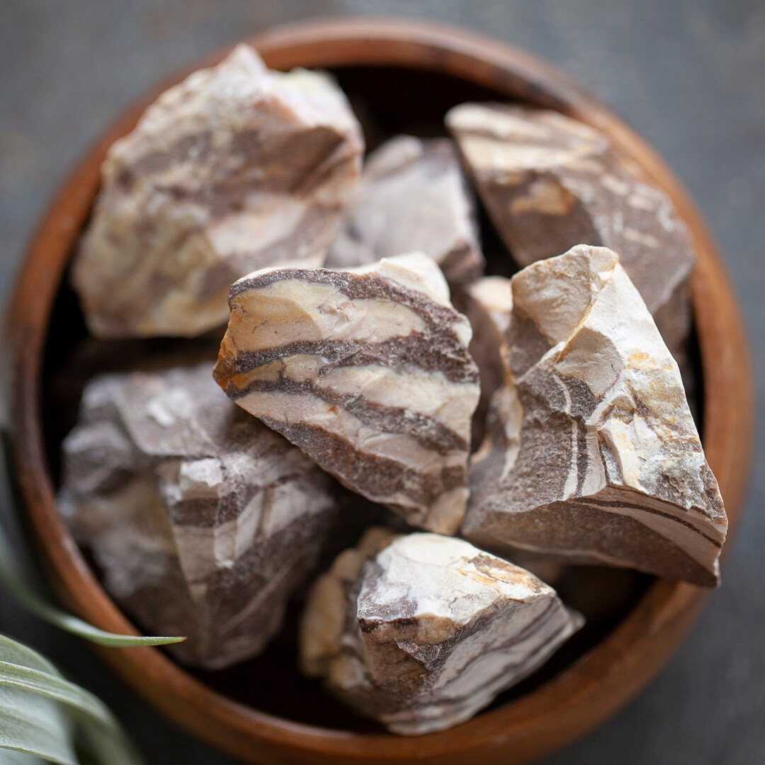 Raw Picture Jasper Stone, Rough Banded Jasper Healing Stone - Etsy