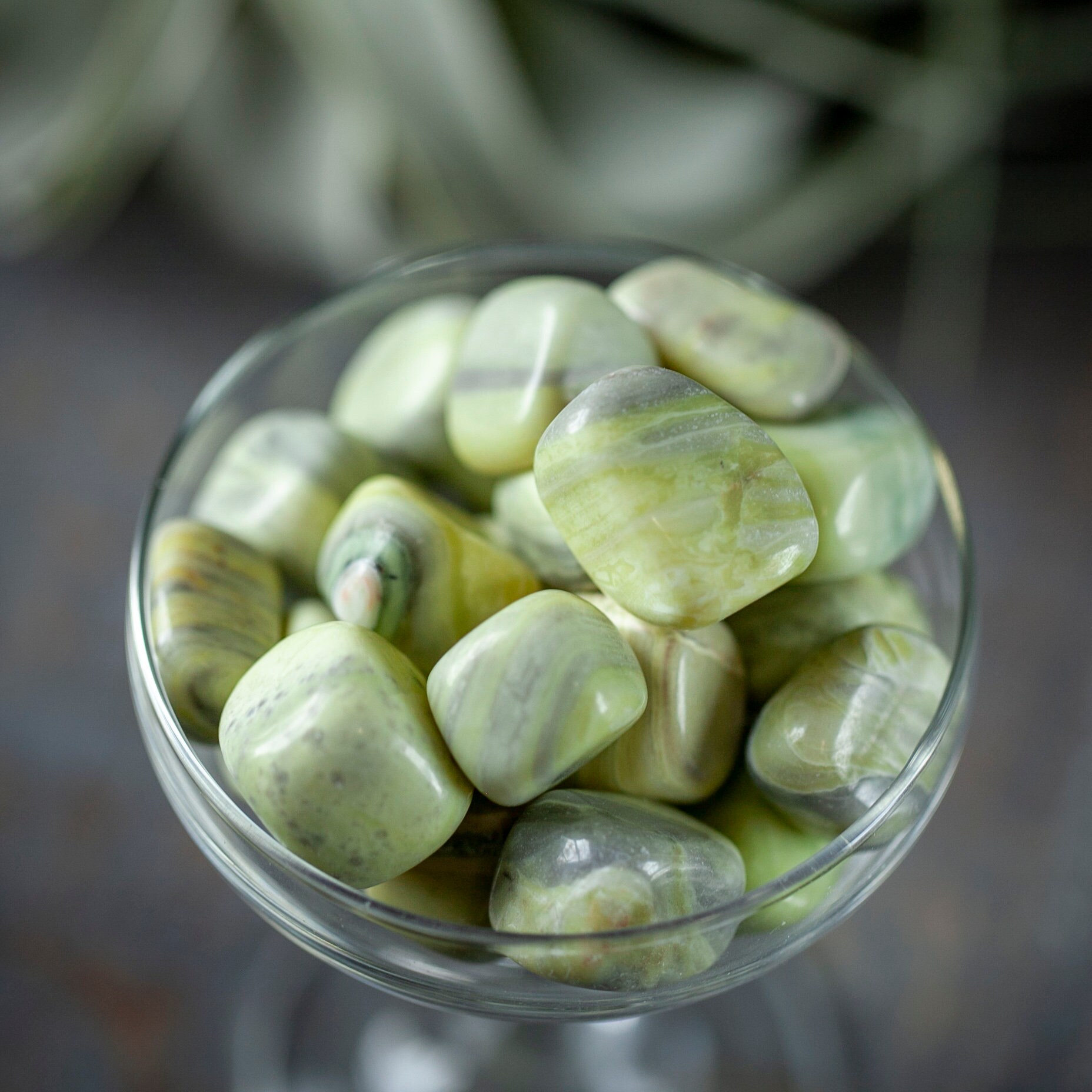 Infinite Stone, Tumbled Green Infinite Stones for Earth Spirits ...