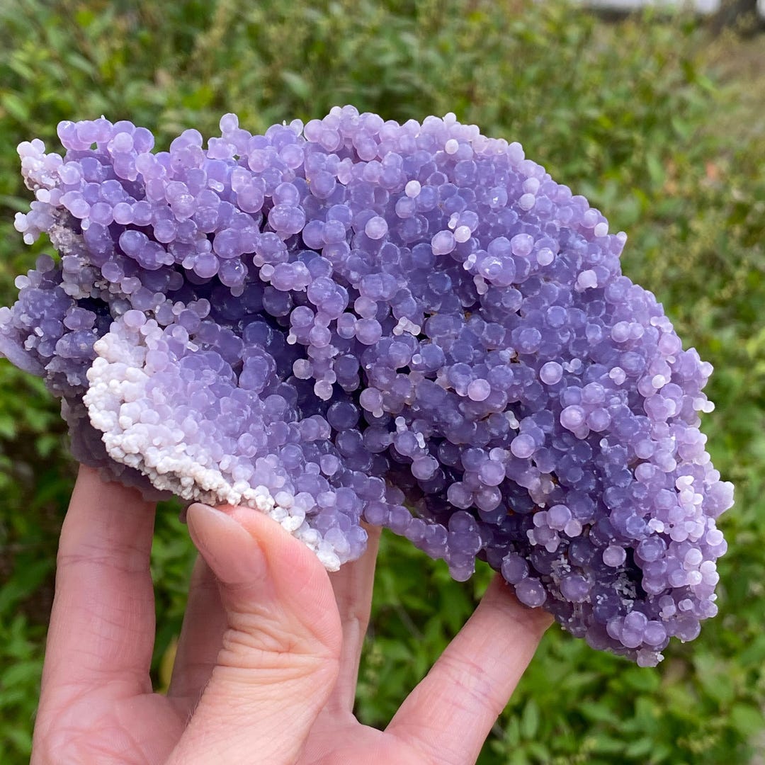 Large Grape Agate, Grape Agate Crystal, Purple Chalcedony, Higher ...