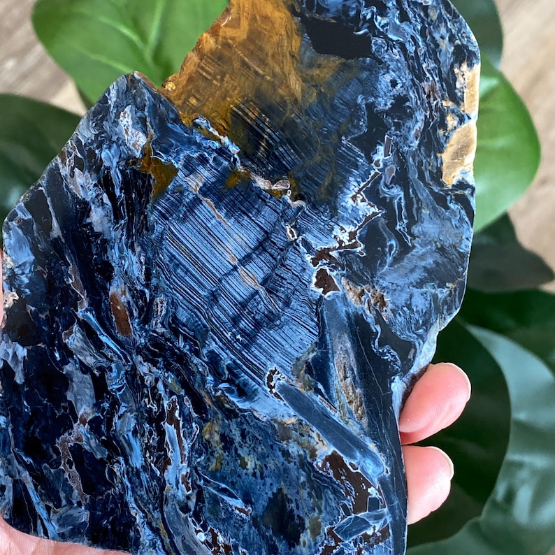 Pietersite Slab, Blue Pietersite, Large - Etsy