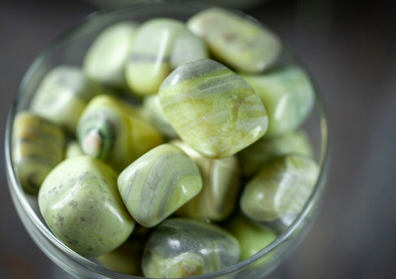 Infinite Stone, Tumbled Green Infinite Stones for Earth Spirits ...
