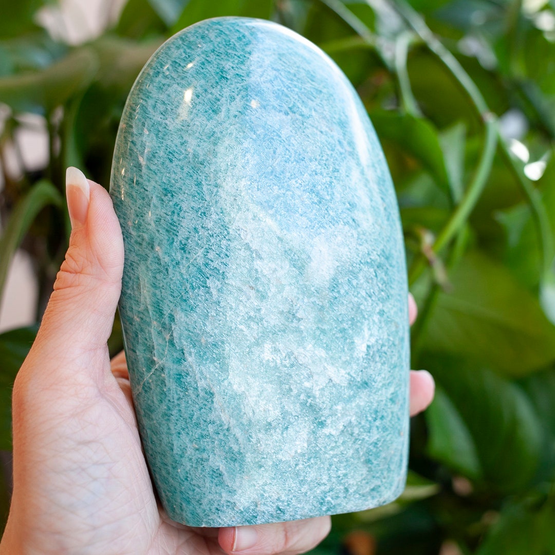 Amazonite Freeform, Large Amazonite Stone, Shimmery Amazonite, Large ...