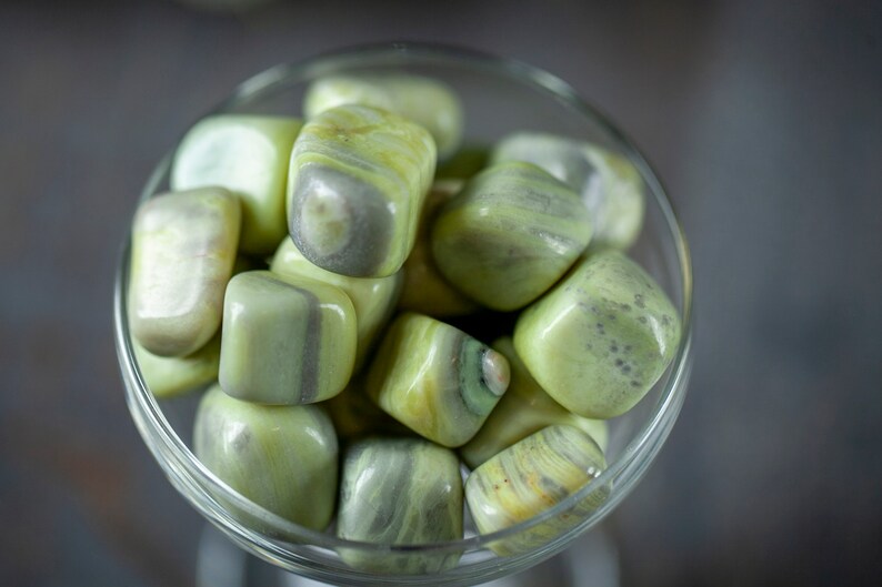Infinite Stone, Tumbled Green Infinite Stones for Earth Spirits ...