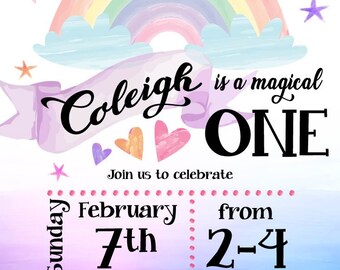 Magical One Birthday Party - Etsy