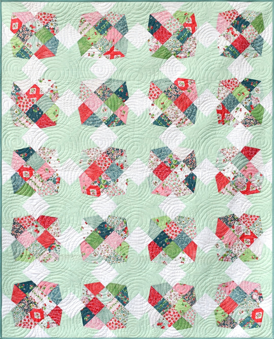 Modern Quilt Pattern, PDF, Providence, Crib, Throw, Twin. Fast, Fun ...