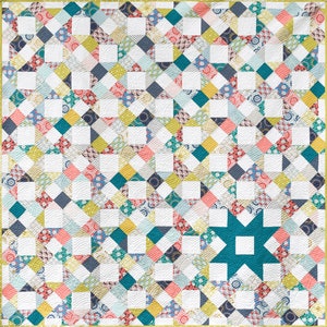 Booklet, Modern Quilt Pattern! Crystal & Gem Quilt Pattern in Three ...