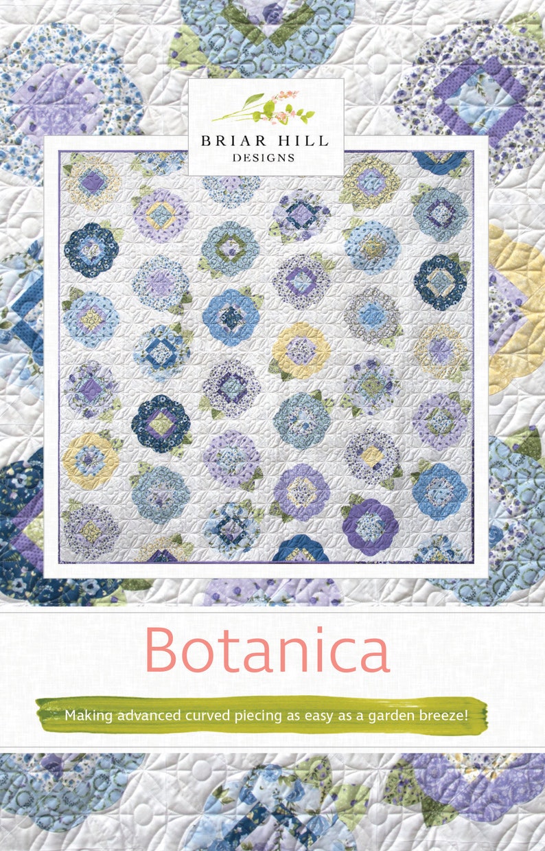 Booklet, Botanica Modern Quilt Pattern, Step by Step Instructions and ...