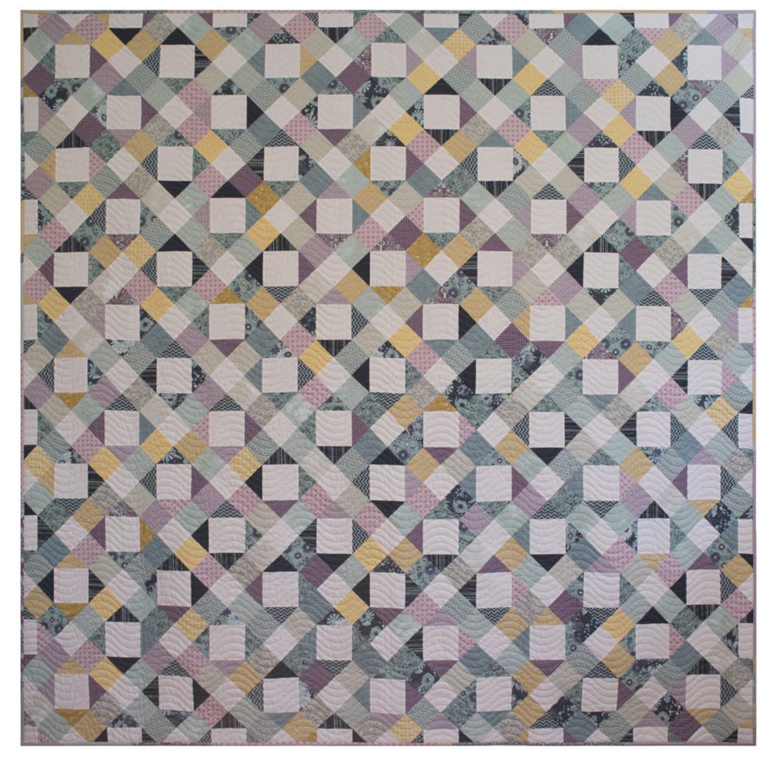 Modern Quilt Pattern, PDF Instant Download! Crystal & Gem Quilt Pattern ...