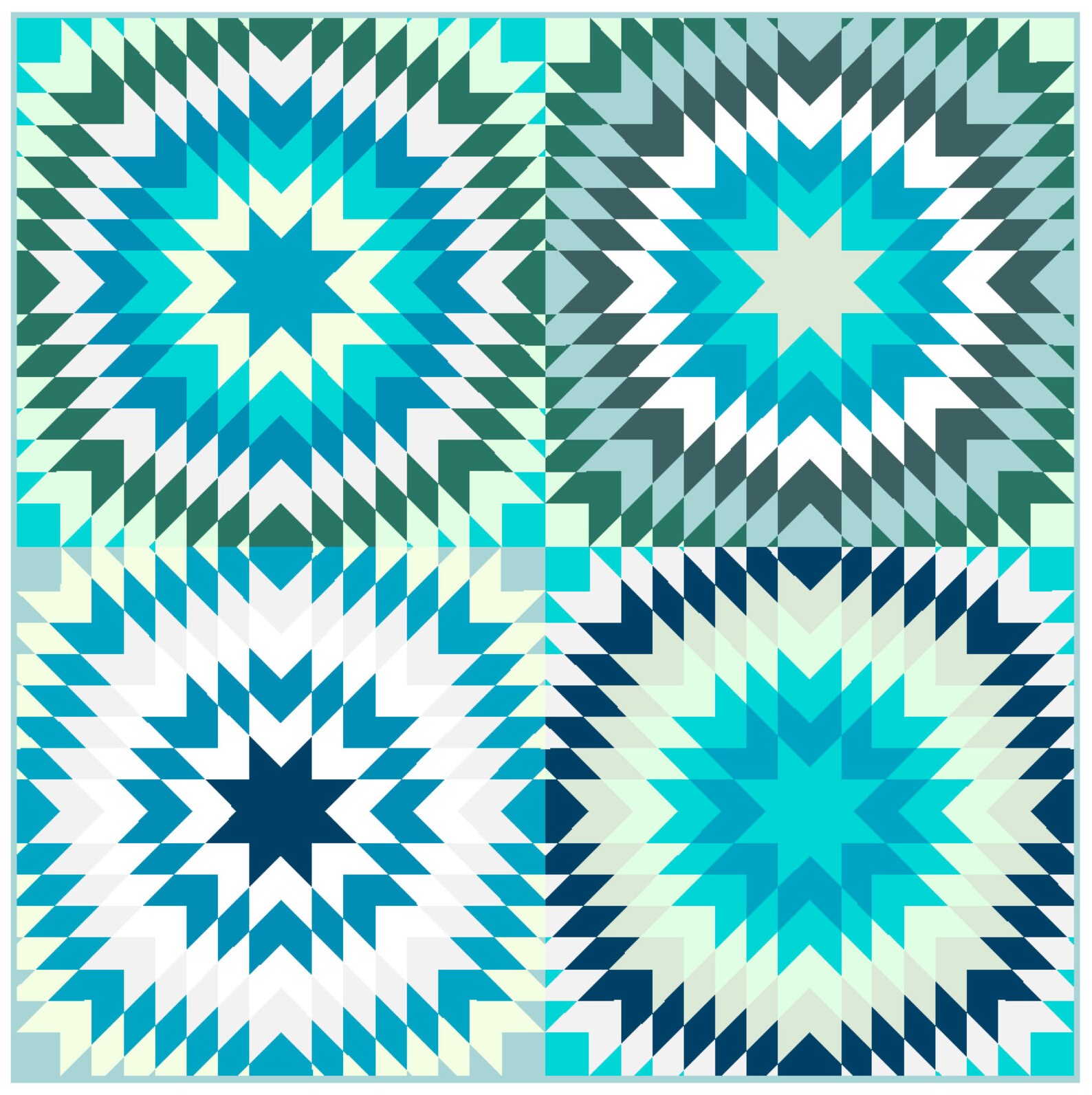 Booklet Mulberry Quilt Pattern Modern Quilt Lone Star - Etsy