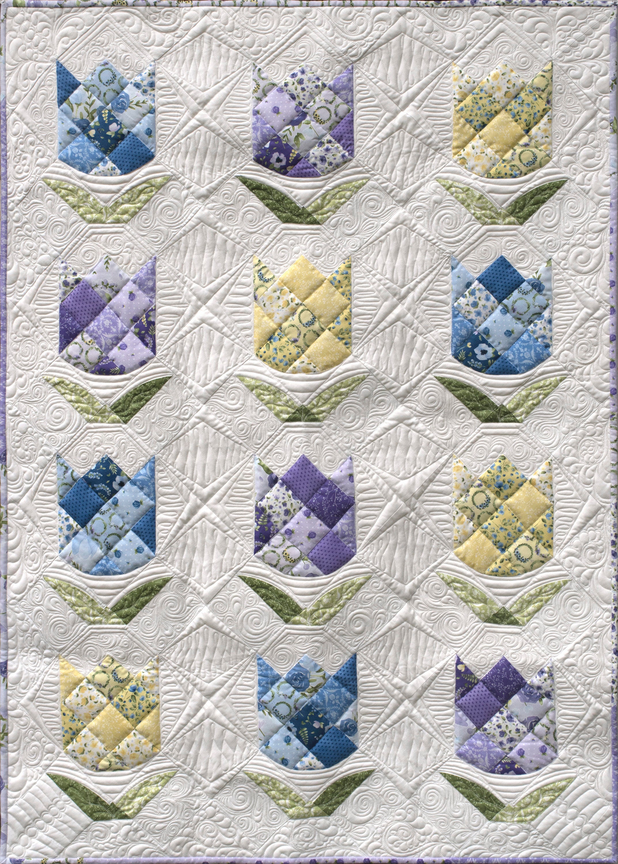 Modern New Spring Quilt Pattern in 3 Sizes Sweet fast - Etsy Canada
