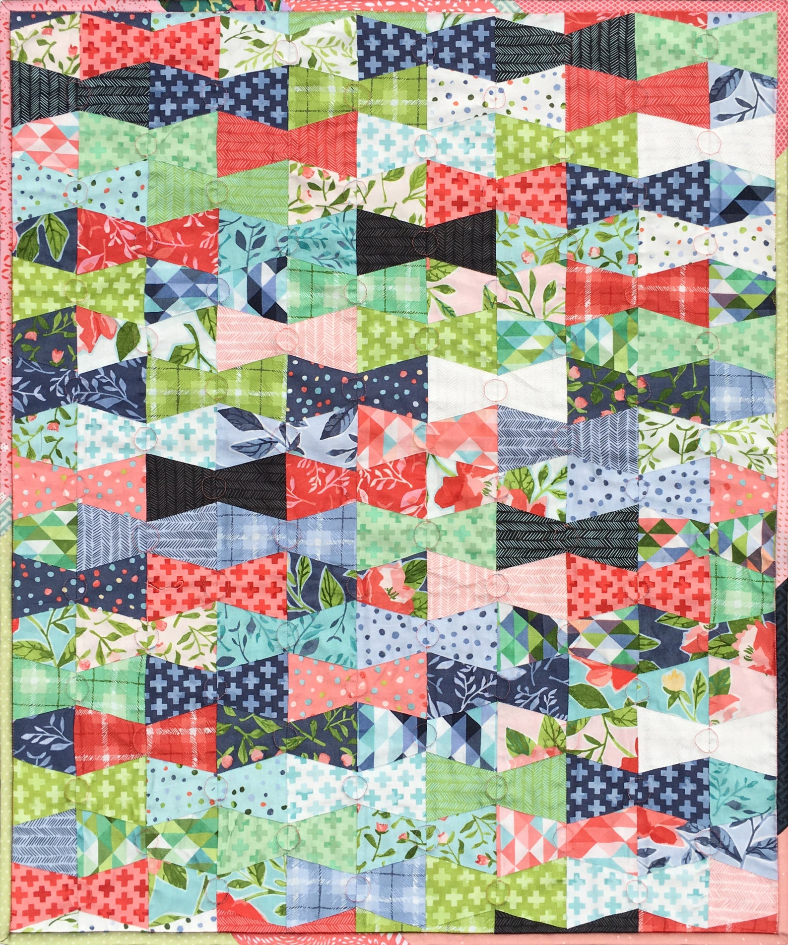 Modern Mini Quilt Best Dressed Quilt Pattern Using 2 - Etsy