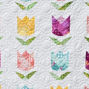 Booklet, Modern, New Spring Quilt Pattern in 3 Sizes, Sweet ,fast ...