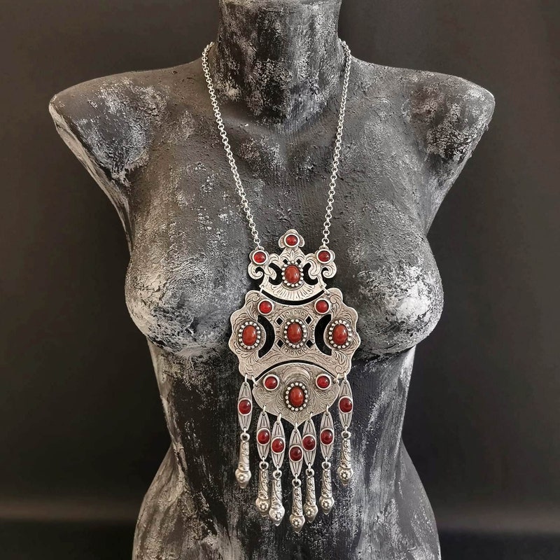 Turkmen Jewelry - Etsy