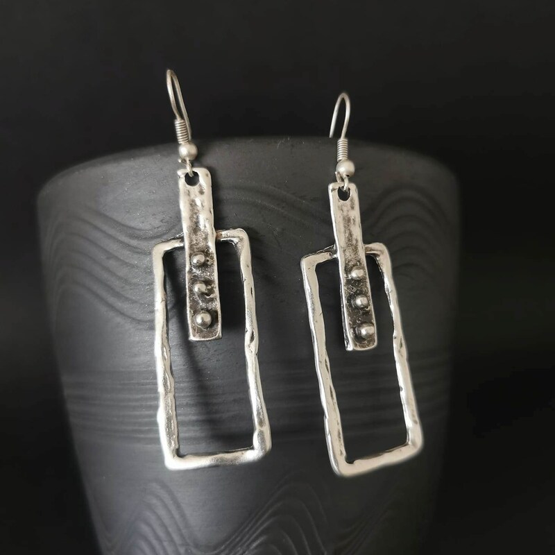 Abstract Earrings - Etsy