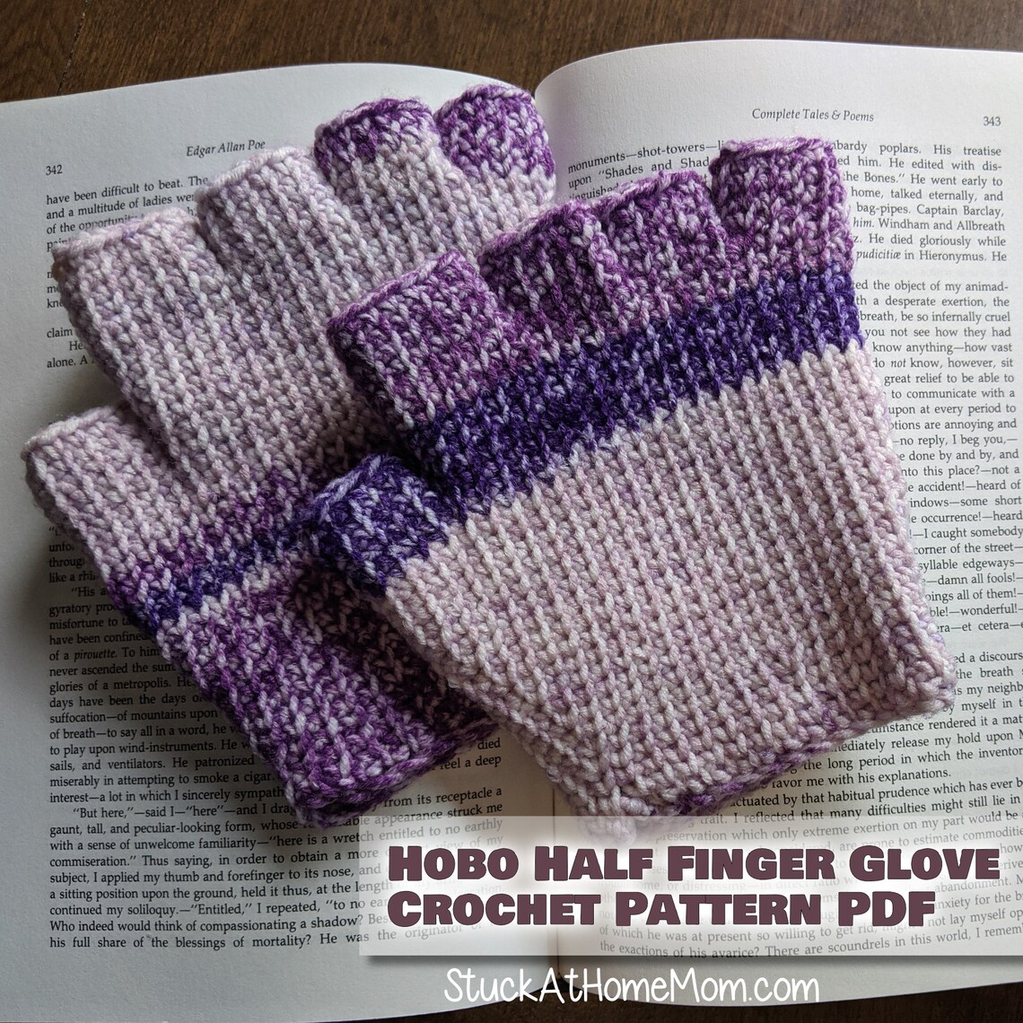 Super Easy Hobo Gloves Crochet PATTERN PDF / Half Finger Gloves Crochet ...