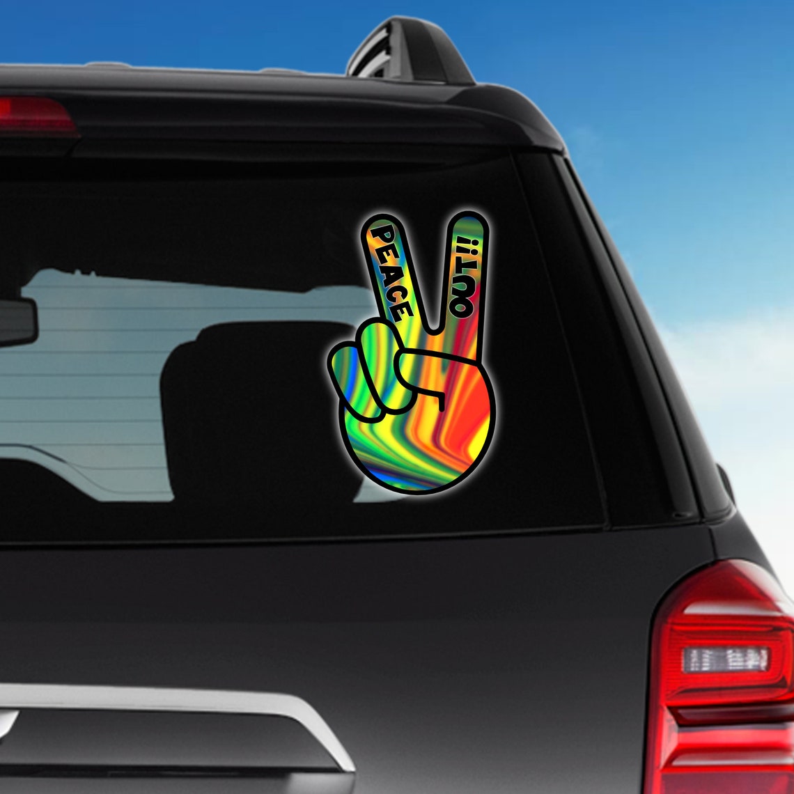 Peace Out .svg / .studio3 Template - Etsy