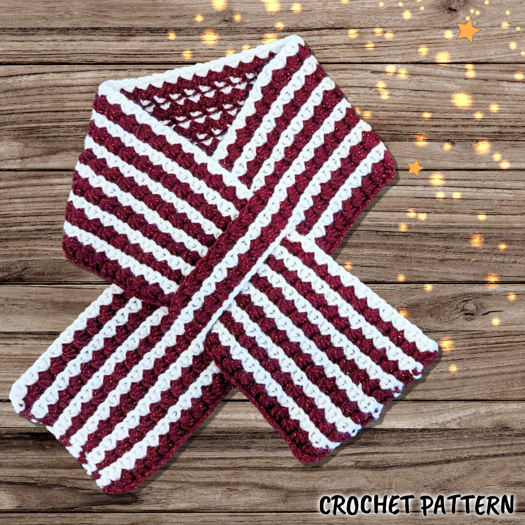 Simple Keyhole Scarf Crochet Pattern - Quick to Make | Crochet Pattern ...