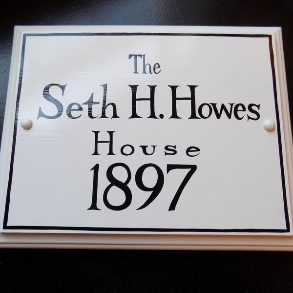 Historic Home Plaque - Etsy