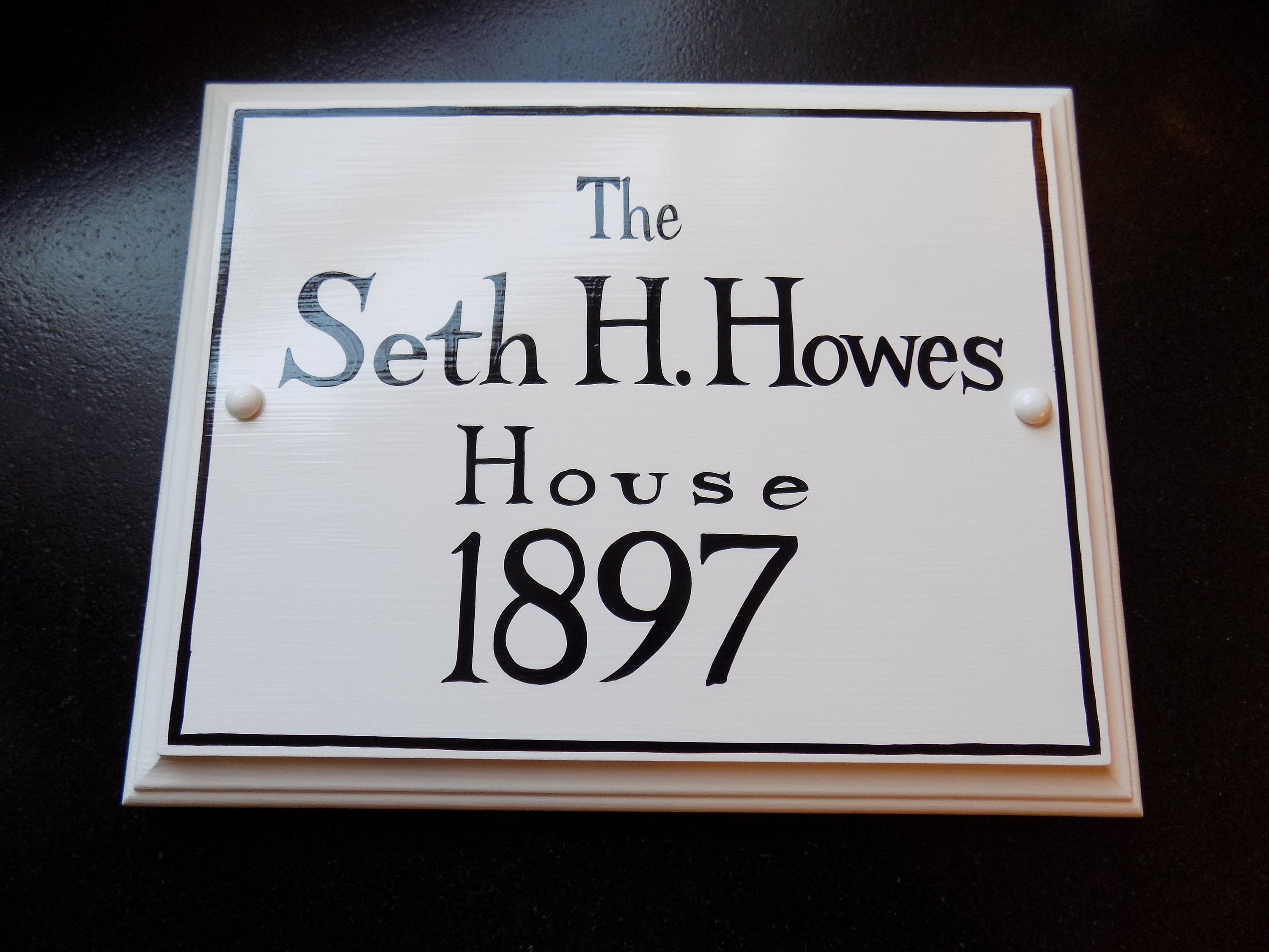 Circa Sign Hand Painted Wide Edge Rectangle for Historic House | Etsy