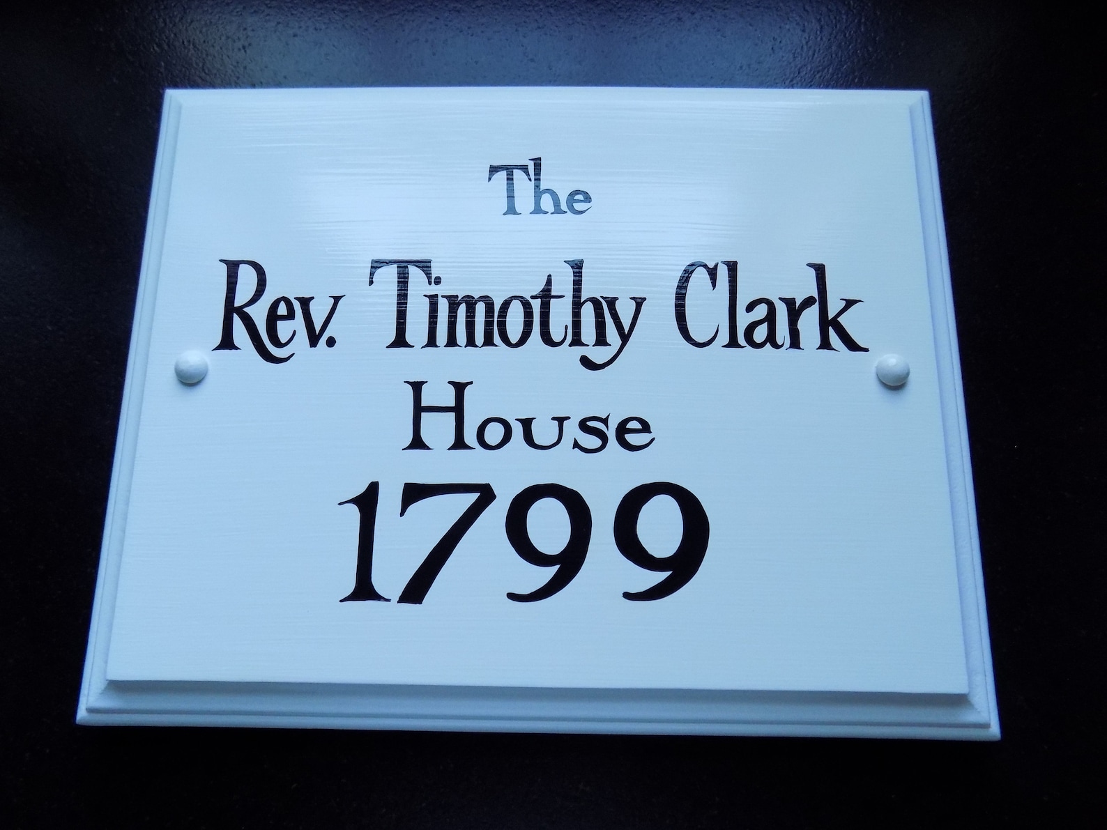 Circa Sign Hand Painted Wide Edge Rectangle for Historic House | Etsy