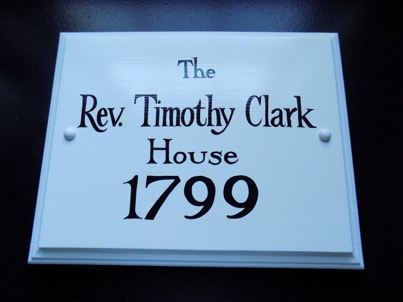 Circa Sign Hand Painted Wide Edge Rectangle for Historic House | Etsy