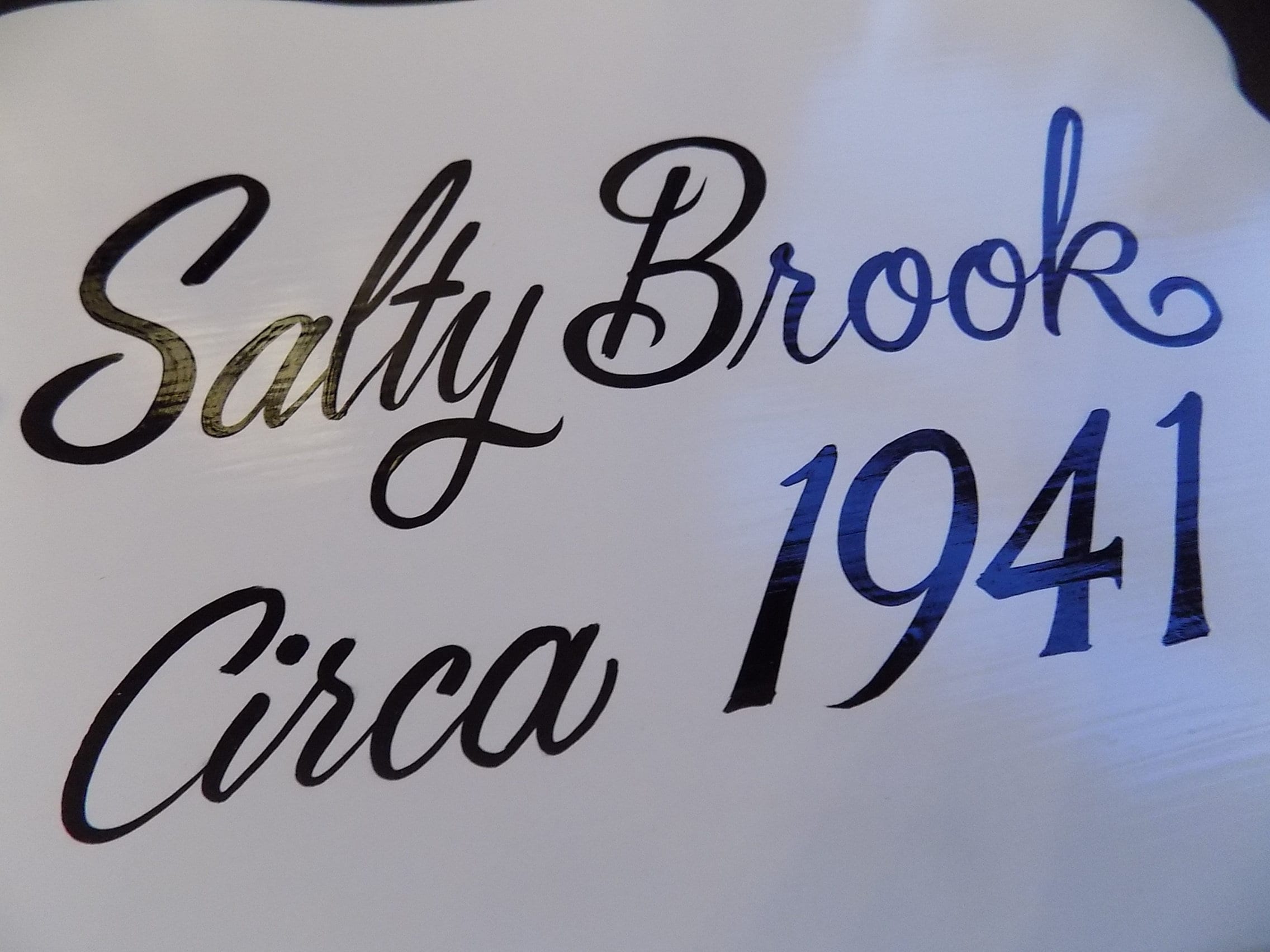 Circa Sign Hand Painted French Corner Rectangle 14 X - Etsy