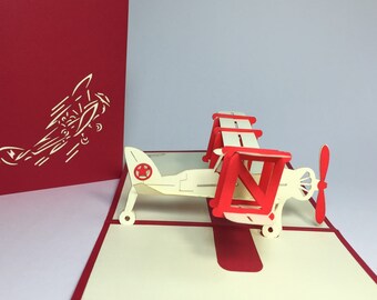 Airplane card | Etsy