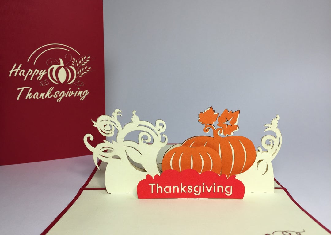 Happy Thanksgiving Pop up Thanksgiving Card Funny Autumn - Etsy