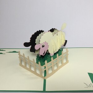 Sheep Birthday Card - Pop up Sheep 3D Card - 3D Funny Kid's Birthday ...