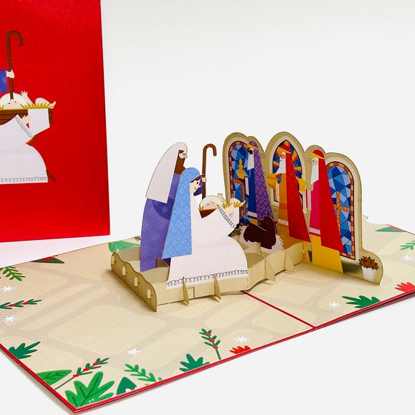 Popup Nativity Scene - Etsy