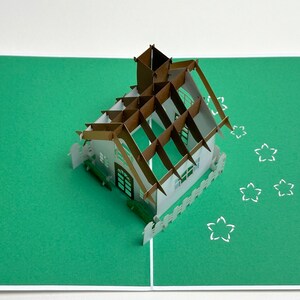 New Home Pop up Card - Beautiful House Card- Retirement Card - Real ...
