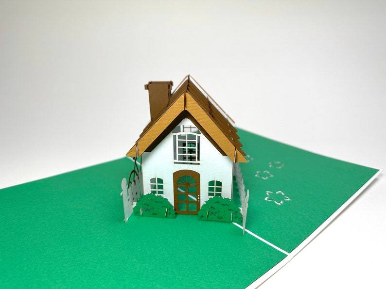 New Home Pop up Card - Beautiful House Card- Retirement Card - Real ...